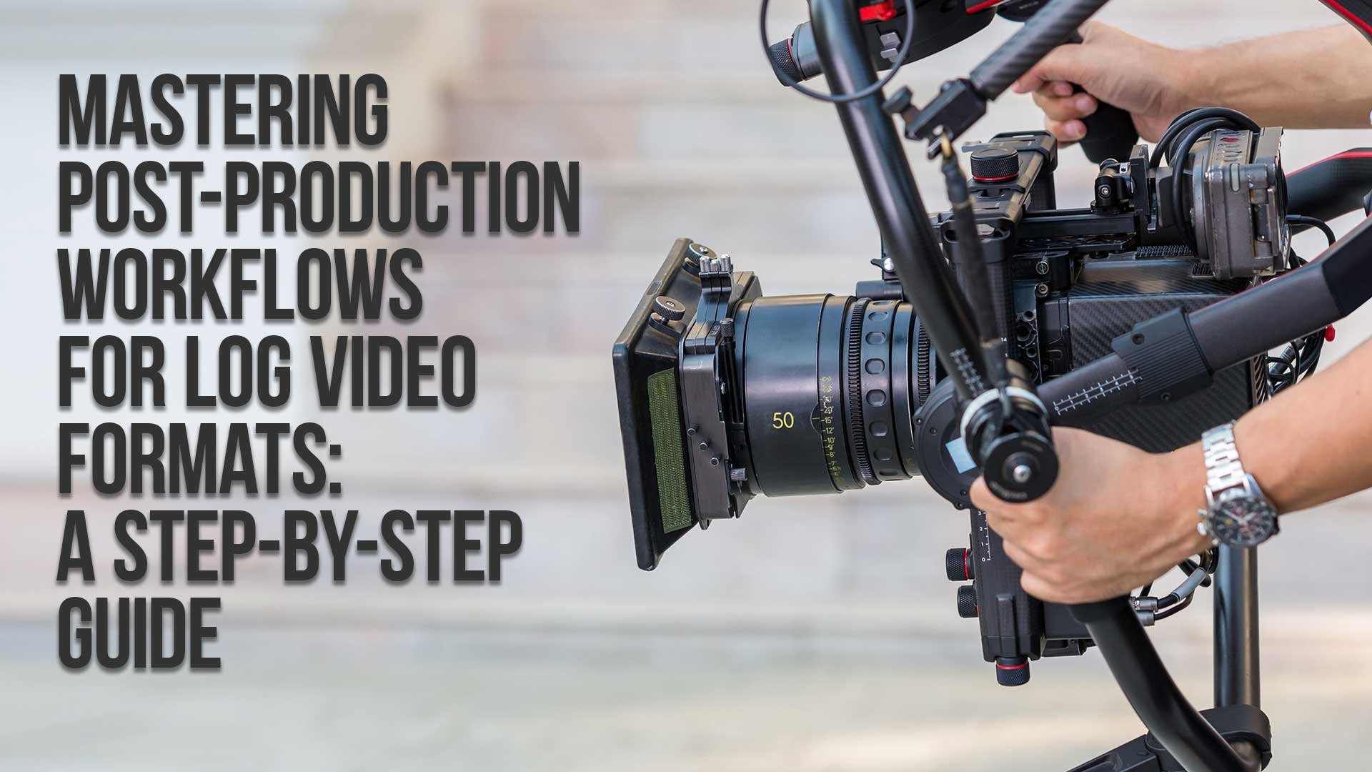 Mastering Post-Production Workflows for Log Video Formats: A Step-by-Step Guide | Joseph Nilo